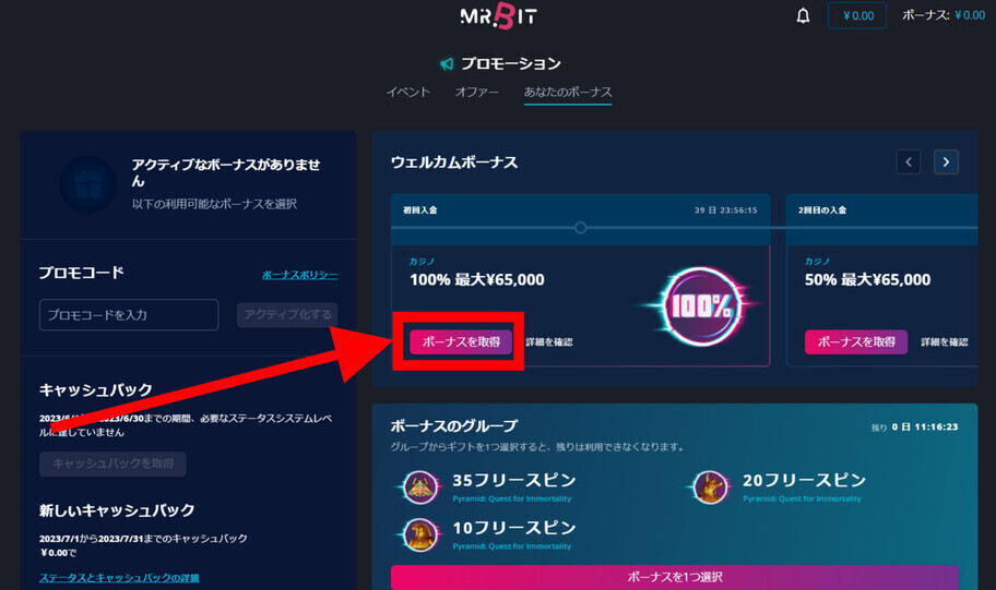 Mr Bit / ミスタービットカジノ 評判･ボーナス･違法性を徹底レビュー！ | Ikasaman
